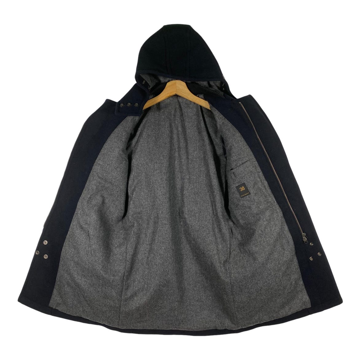 Vintage Masterpiece Japanese Brand Duffer Coat Toggle Button/zipper ...