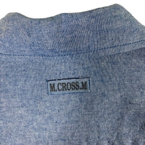 Vintage M.cross.m Streetwear Shirt Half Zip M Size Grey Colour - Etsy