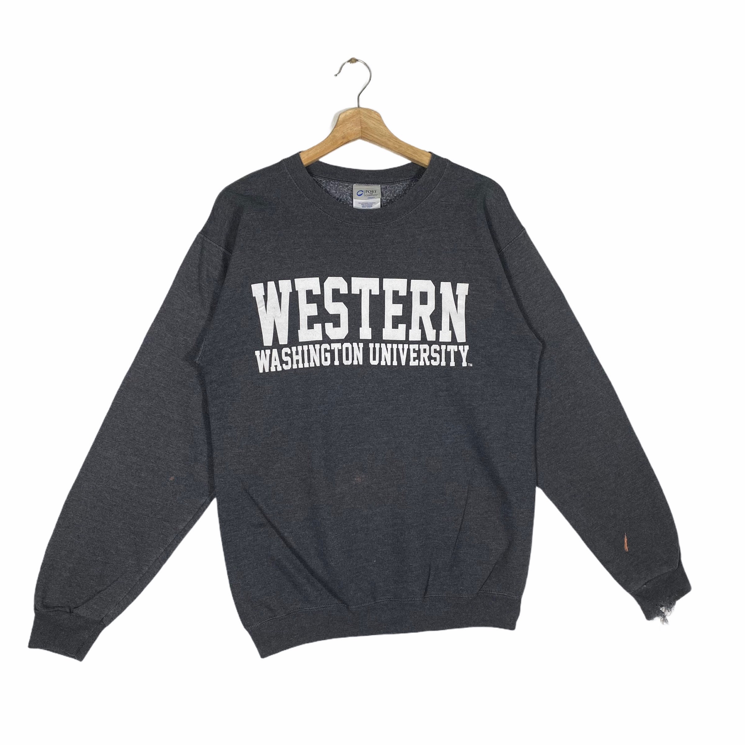 Vintage Western Washington University Sweatshirt S Size Grey Colour - Etsy