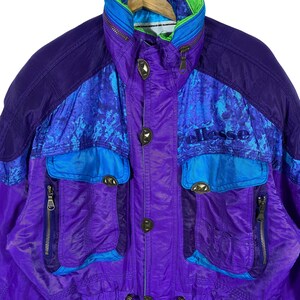 Vintage 90s Ellesse Speed and Trip Ski Jacket L Size Purple - Etsy