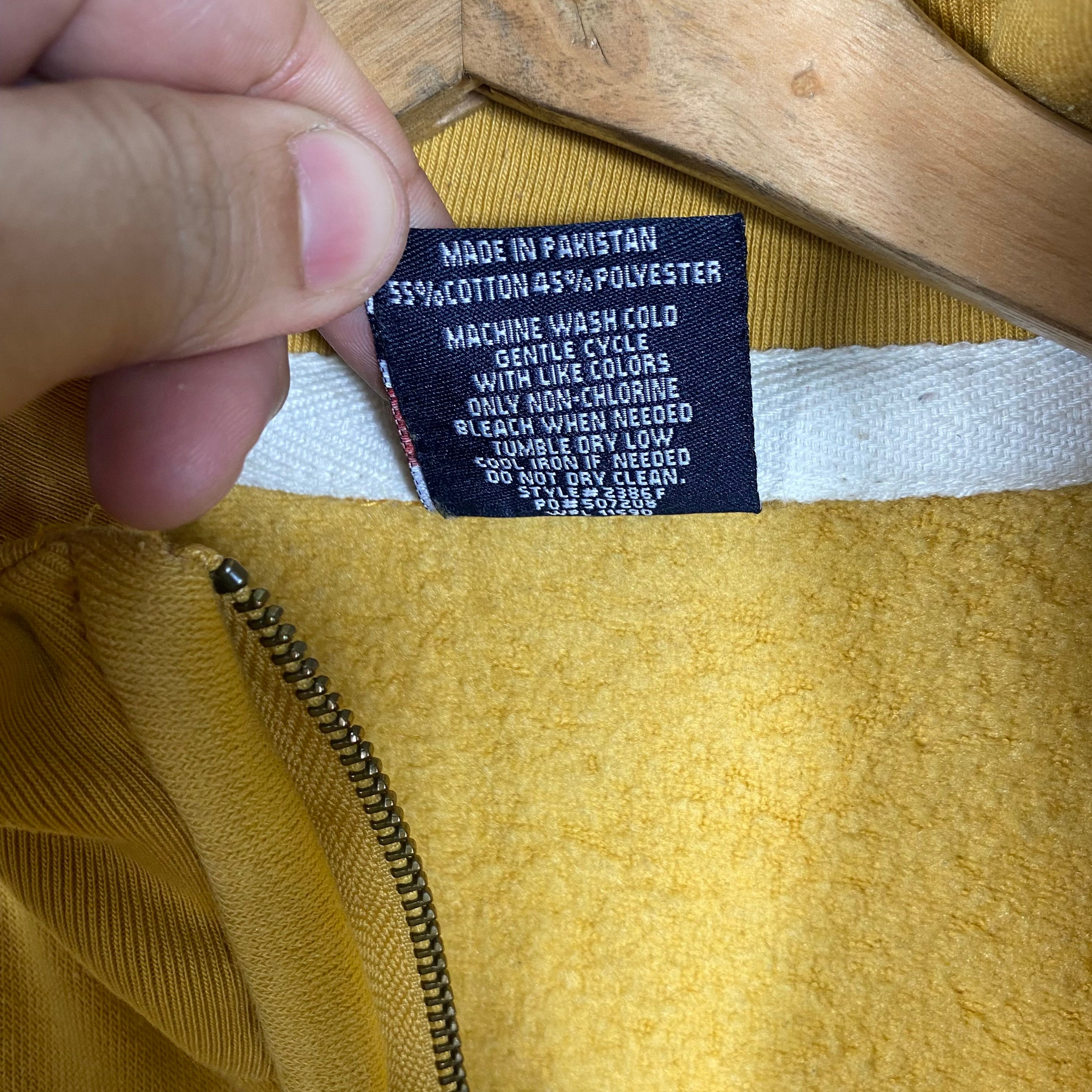 Vintage Alabama State University Half Zip Sweatshirt L Size Yellow ...