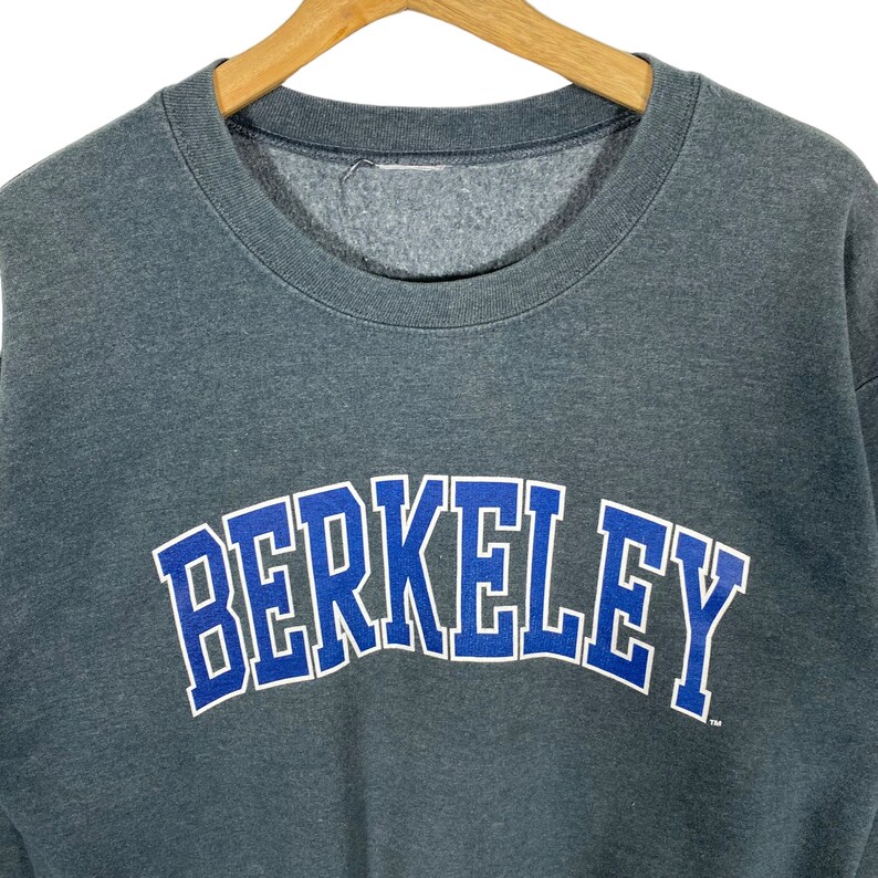 Vintage Berkeley Sweatshirt M Size Grey Colour - Etsy
