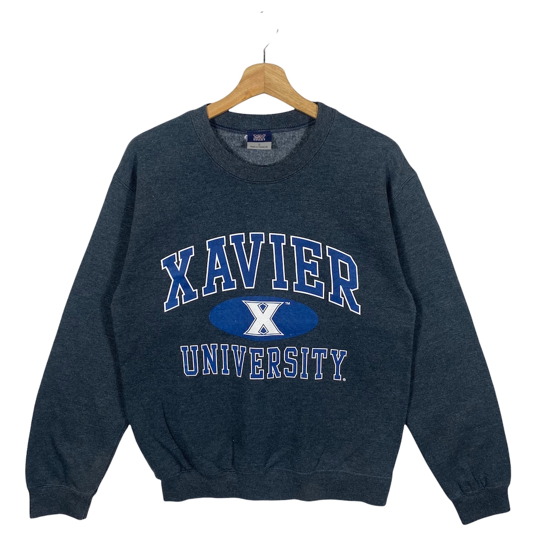 Vintage Xavier University Sweatshirt S Size Color Dark Grey - Etsy