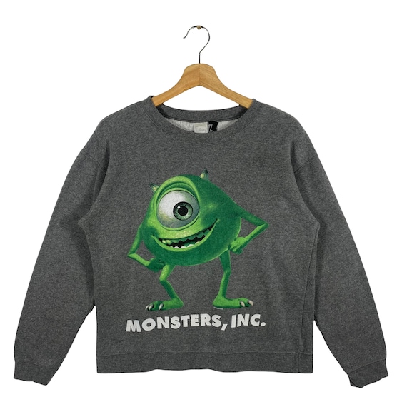 Vintage Monsters Inc Sweatshirt S Size Grey Colour - Etsy