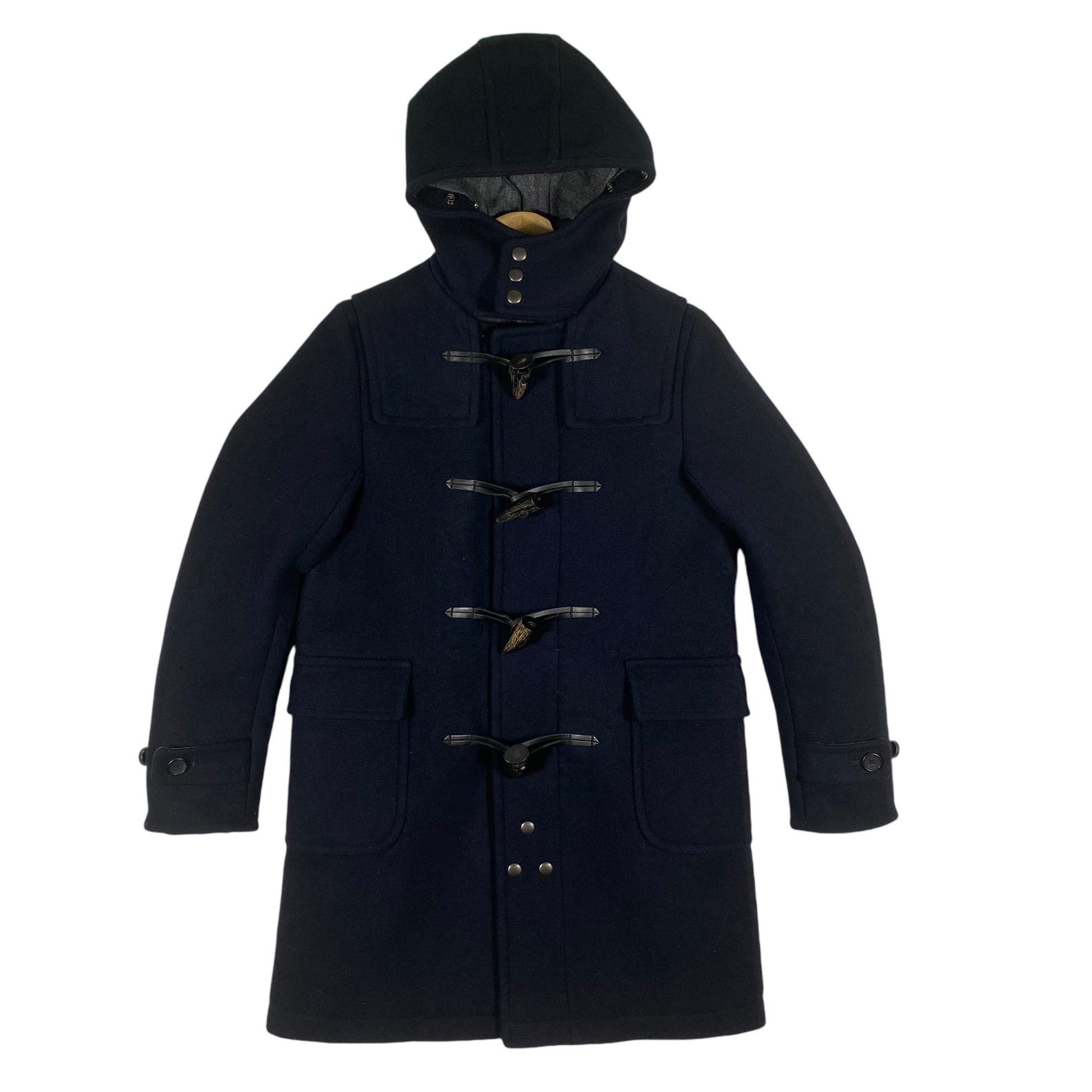 Vintage Masterpiece Japanese Brand Duffer Coat Toggle Button/zipper ...