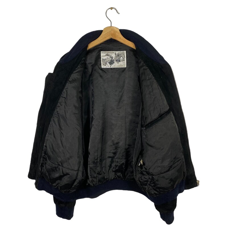 Vintage Naf Naf Leather Bomber Jacket L Size Black Colour - Etsy