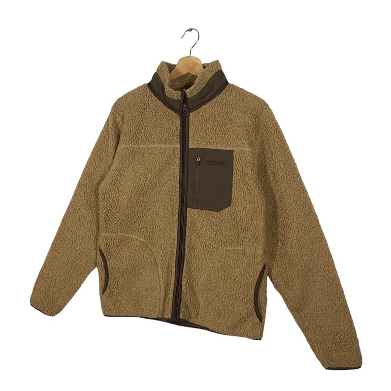 Vintage Outdoor Products Fleece Jacket Zipper M Size Brown Colour - Etsy