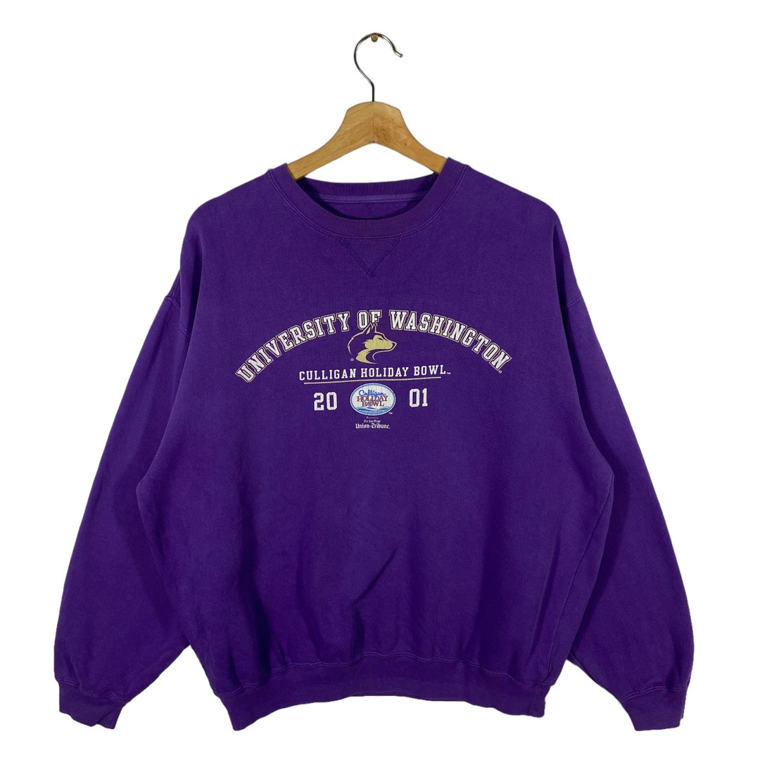 Vintage University of Washington Sweatshirt M Size Purple Colour - Etsy