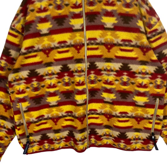 Vintage Creeks Fleece Zipper Native Design L Size - Gem