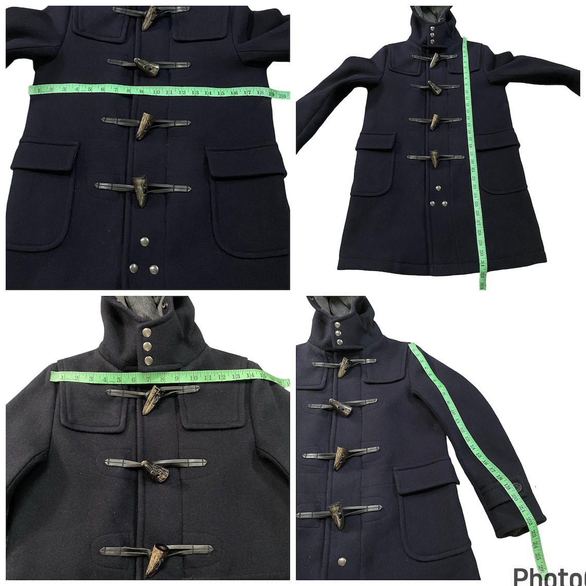 Vintage Masterpiece Japanese Brand Duffer Coat Toggle Button/zipper ...