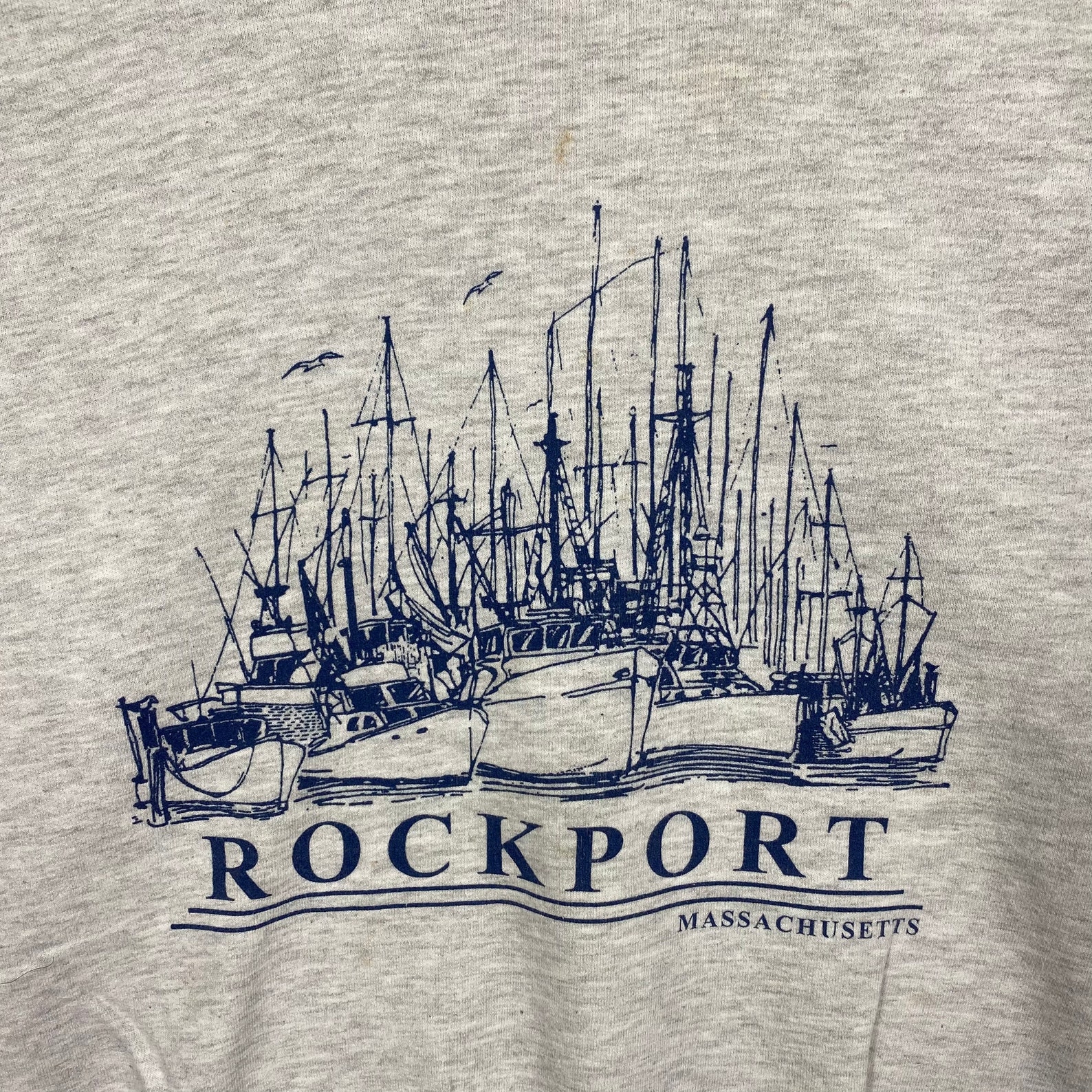 Vintage Rockport Massachusetts Sweatshirt S Size Grey Colour - Etsy