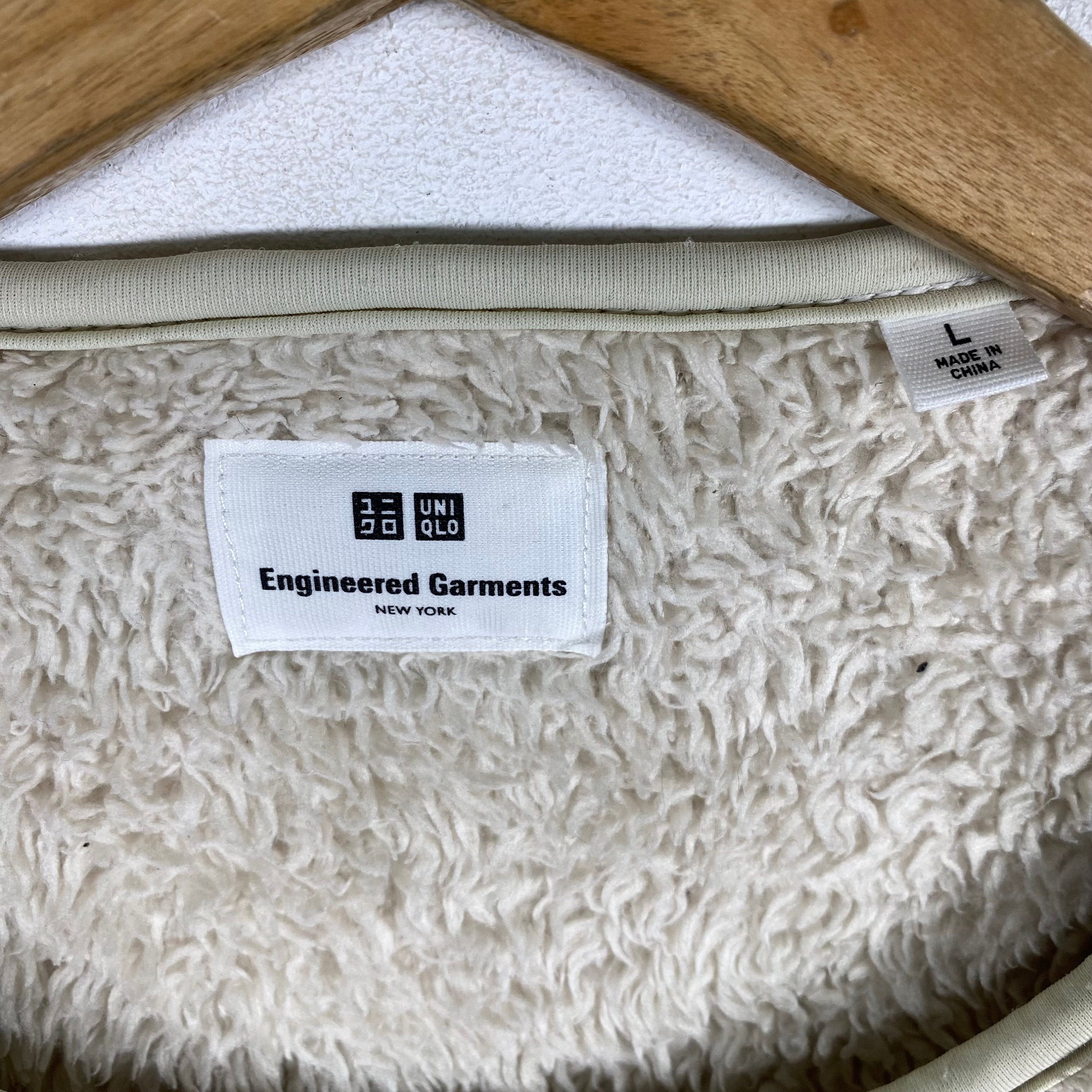 Engineered Garments Uniqlo Collaboration Fleece Sweatshirt L Size Nude ...