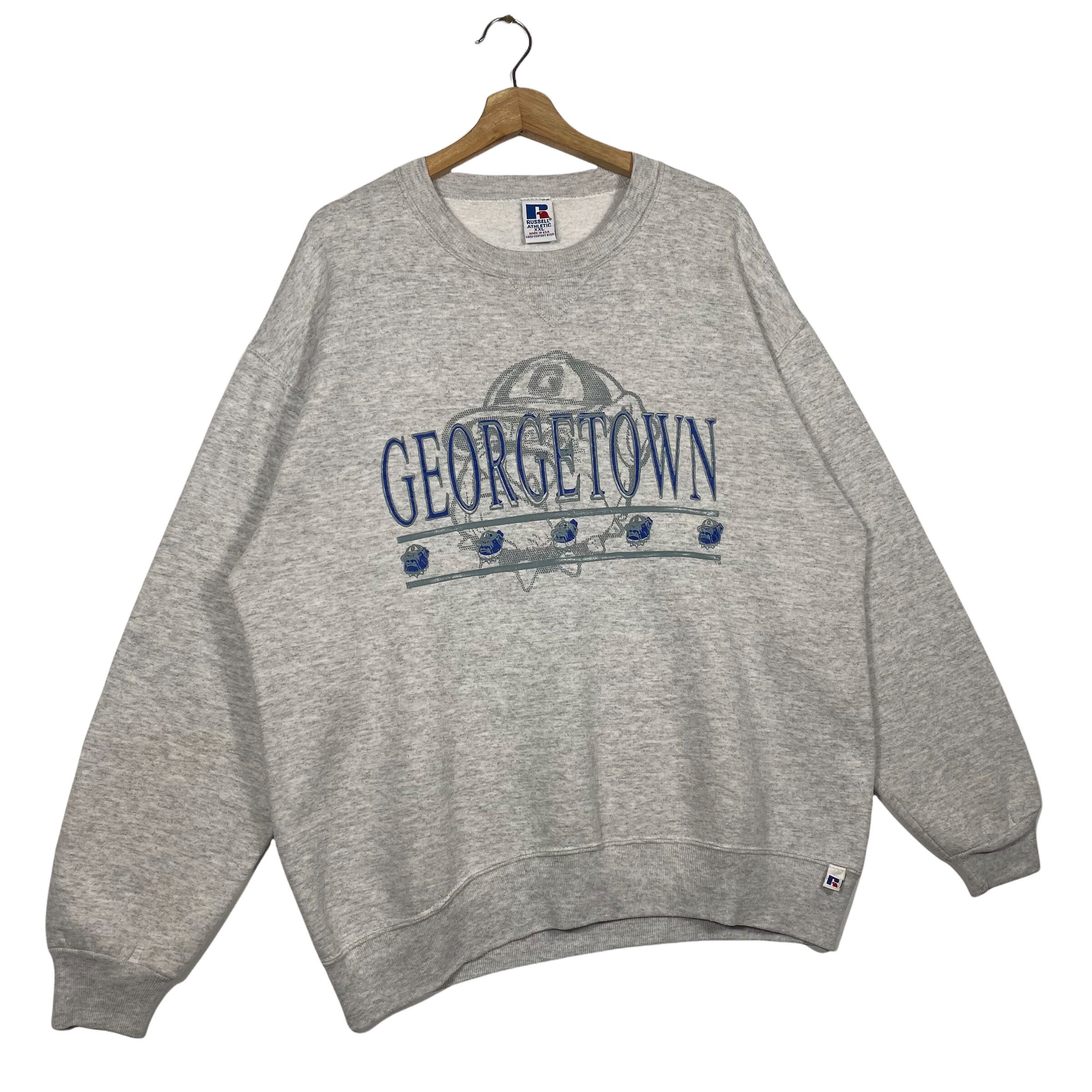 Vintage 90s Georgetown University Sweatshirt XXL Size but Fit to XL ...