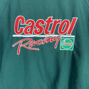 Vintage Castrol Racing Zipper Jacket L Size Green Colour - Etsy