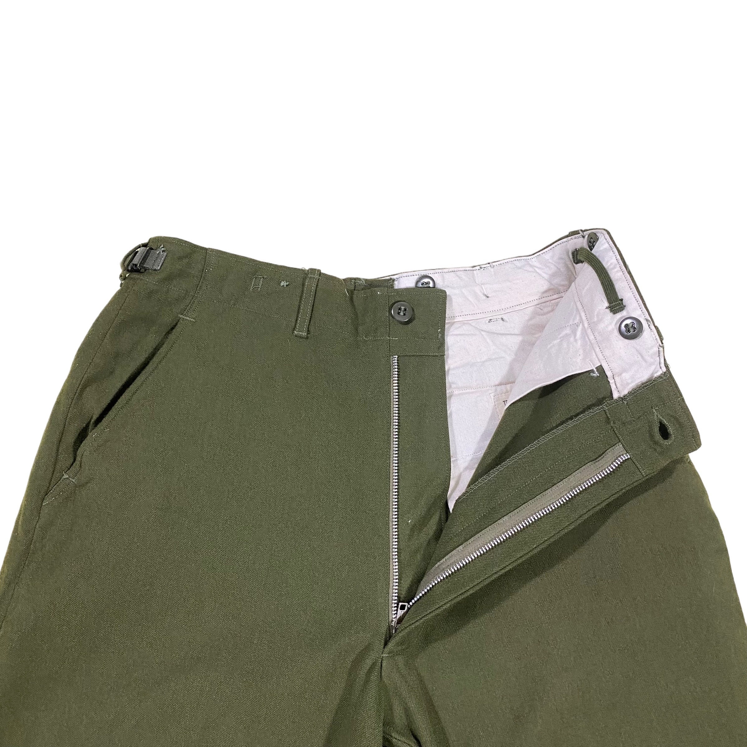Vintage 50s ARMY Pants Trousers Men's Wool or Wooland Nylon Vintage 50s ARMY Pants Trousers Men's Wool or Wooland Nylon