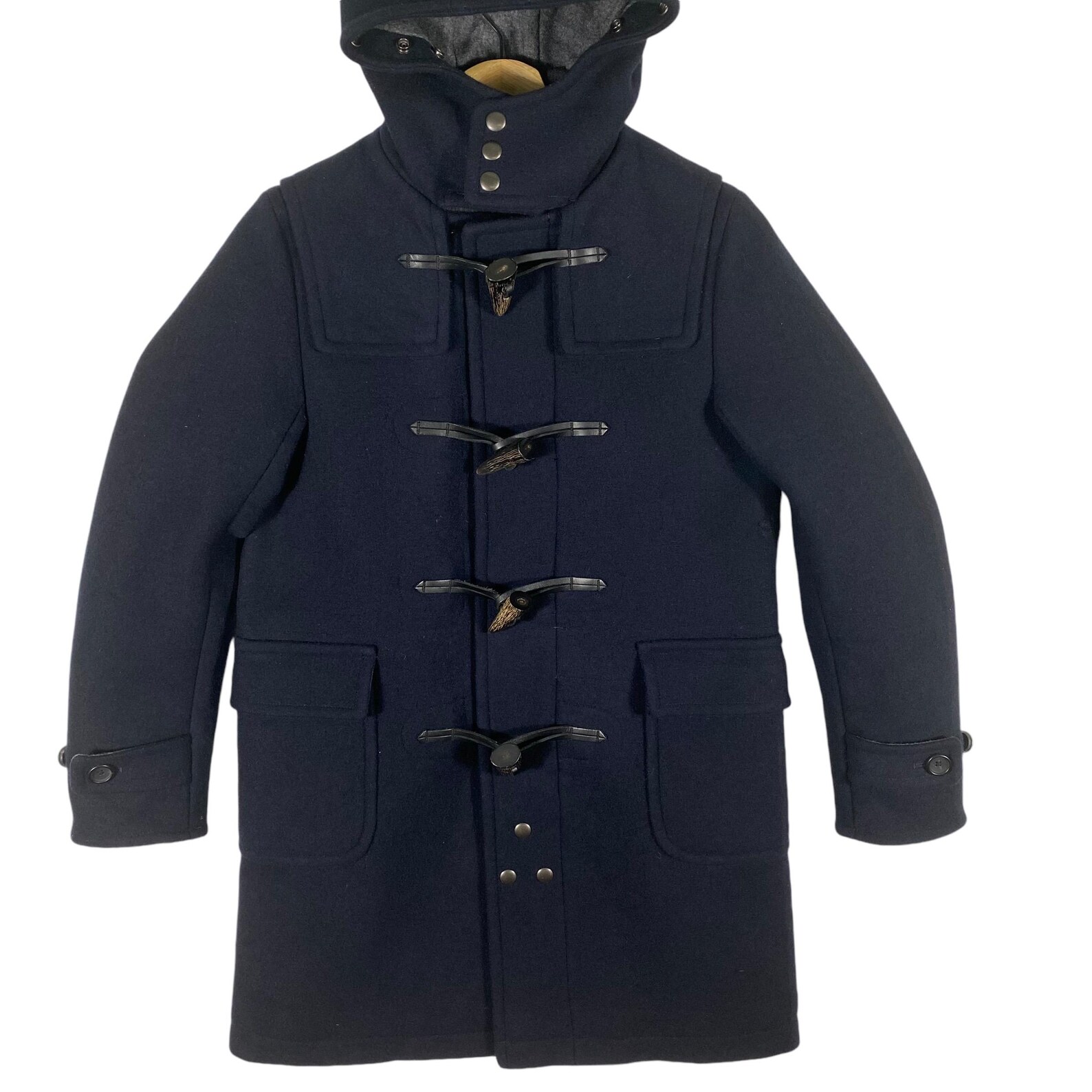 Vintage Masterpiece Japanese Brand Duffer Coat Toggle Button/zipper ...