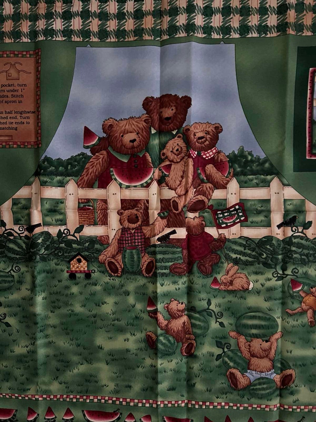 Teresa Kogut Fabric Panel Adult Size Apron Sewing A Slice of Summer ...