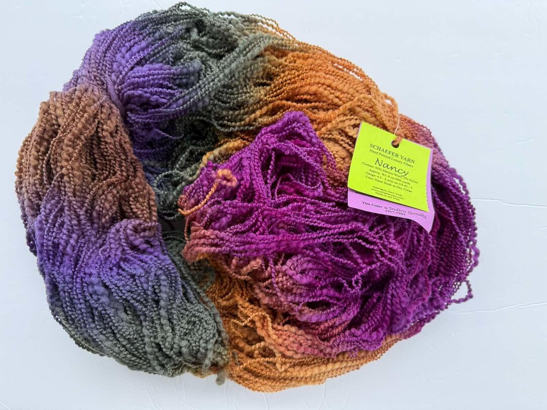 Schaefer Yarn Hand Painted Luxury Fibers Nancy, 8 Oz/600 Yds, 95% ...