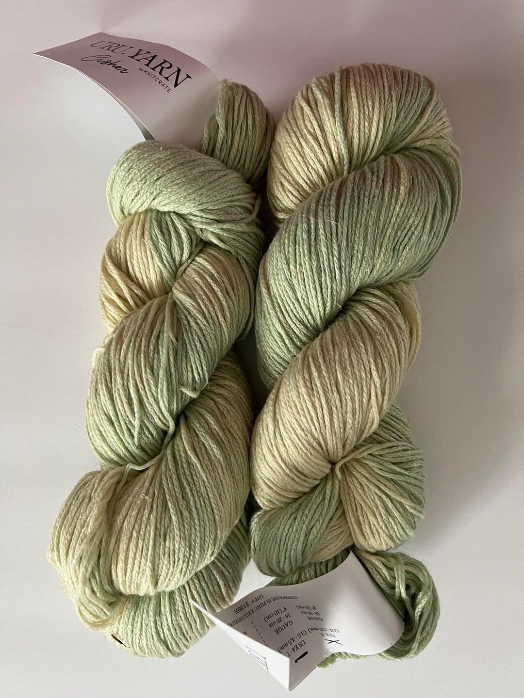 Uru Yarn Asher Cucumber by Knitcrate, Knitting Crochet Cotton Linen ...