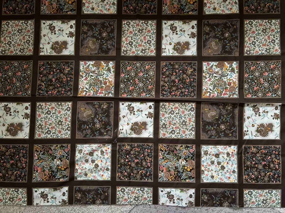 Daiwabo Selection for EE Schenck Company Cotton Fabric Pattern Floral ...