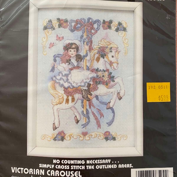 Dimensions Carousel Cross Stitch - Etsy