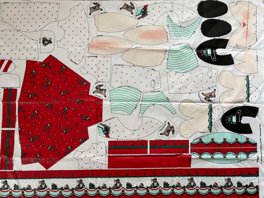 Nina's or Veronica Louise Doll Soft Sculpture Fabric Panel by Daisy ...