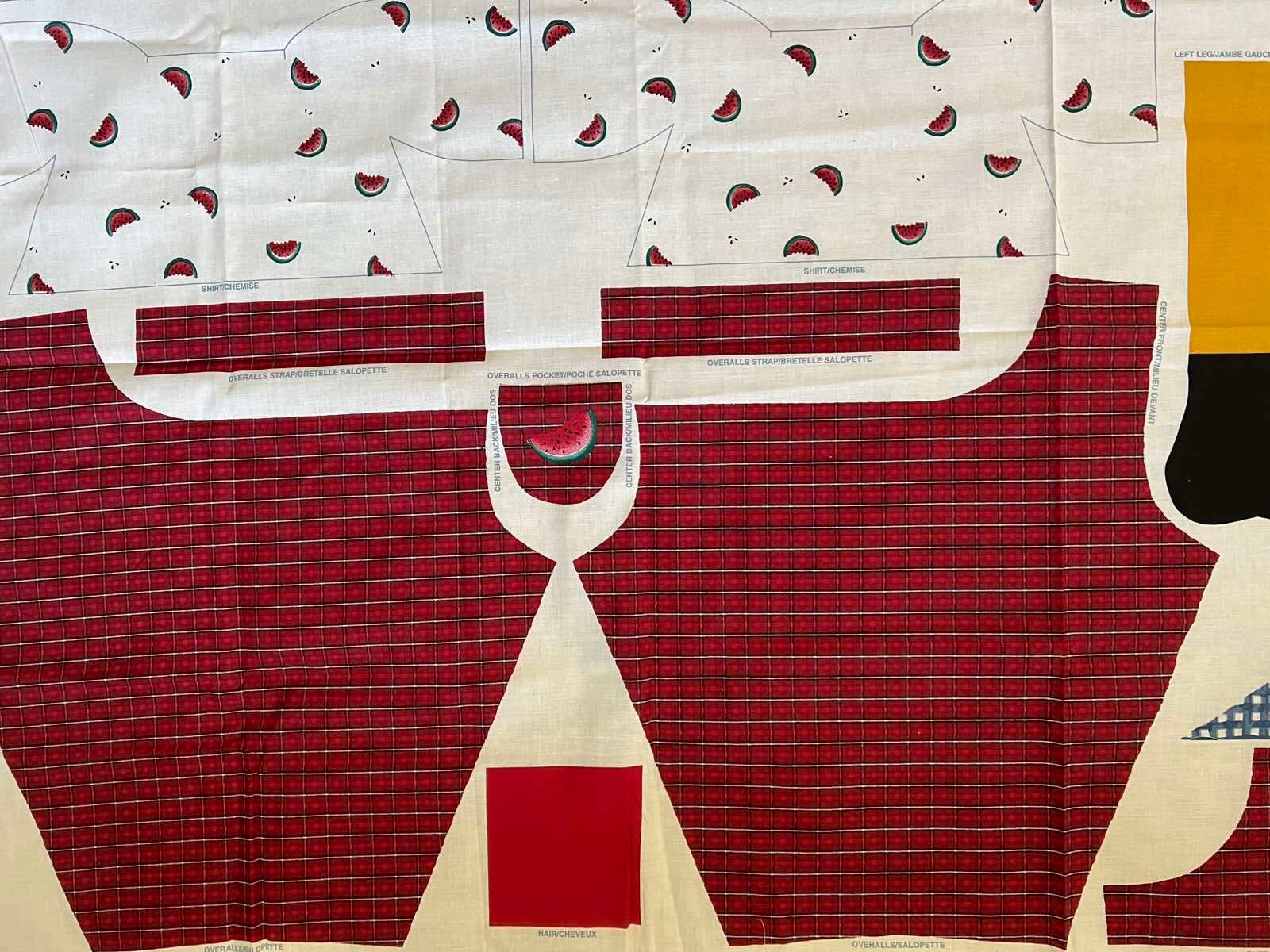 Charlie Chicken or Dan E Dog Vintage Daisy Kingdoms Fabric Panel ...