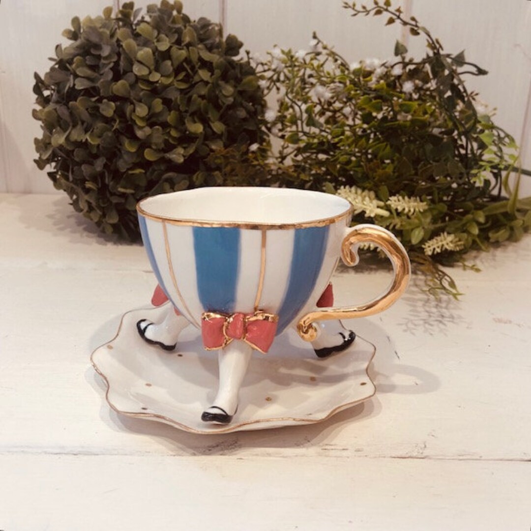 Alice'cup With Soucer - Etsy