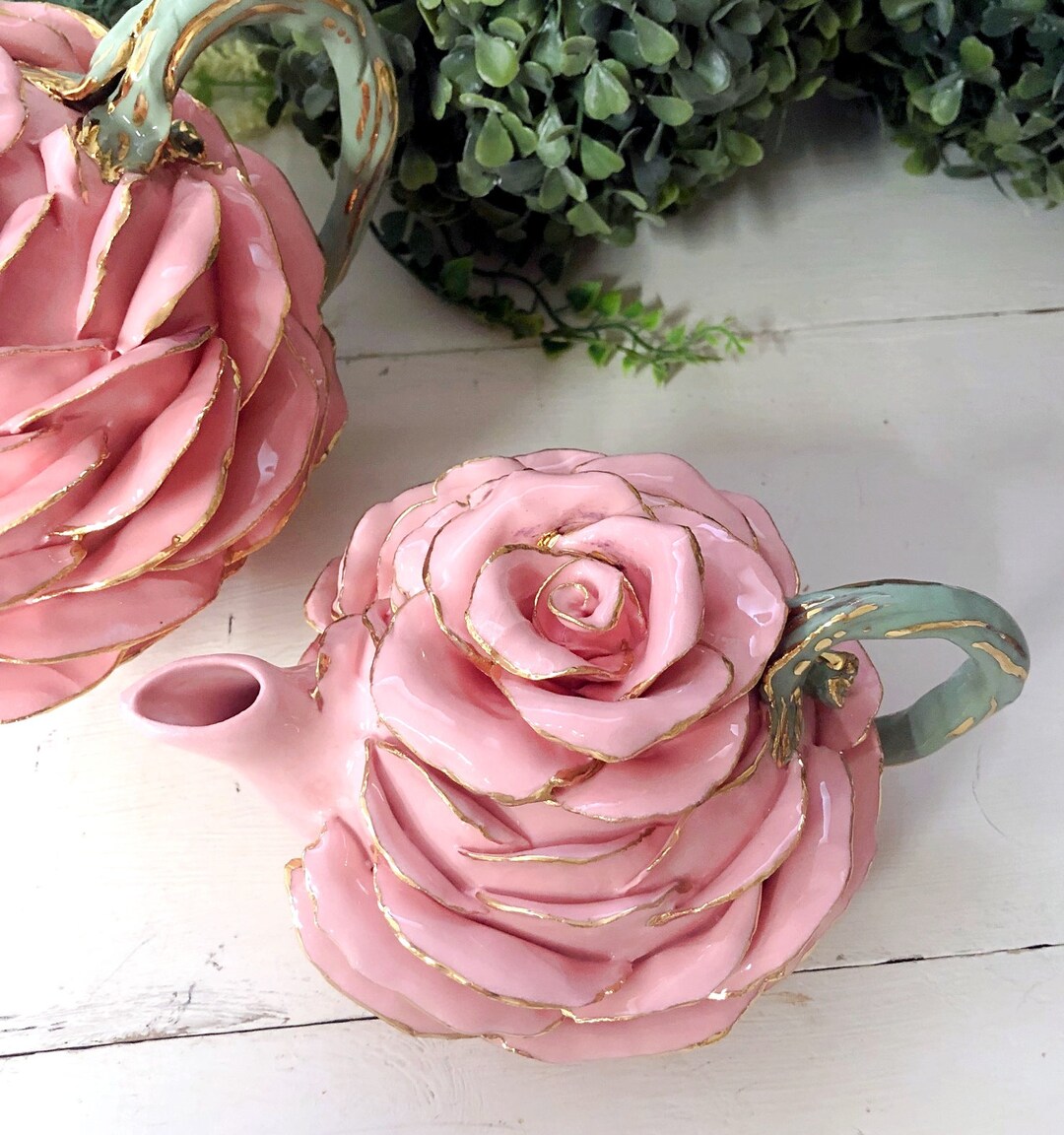 Small "rose" Teapot - Etsy