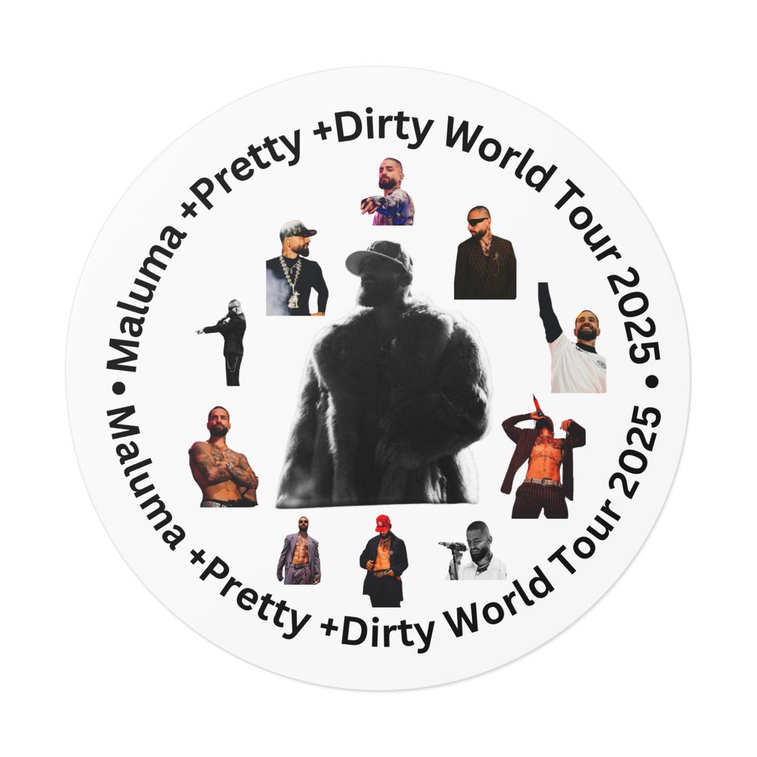 Maluma Sticker - +pretty +dirty 2025 Tour - Etsy