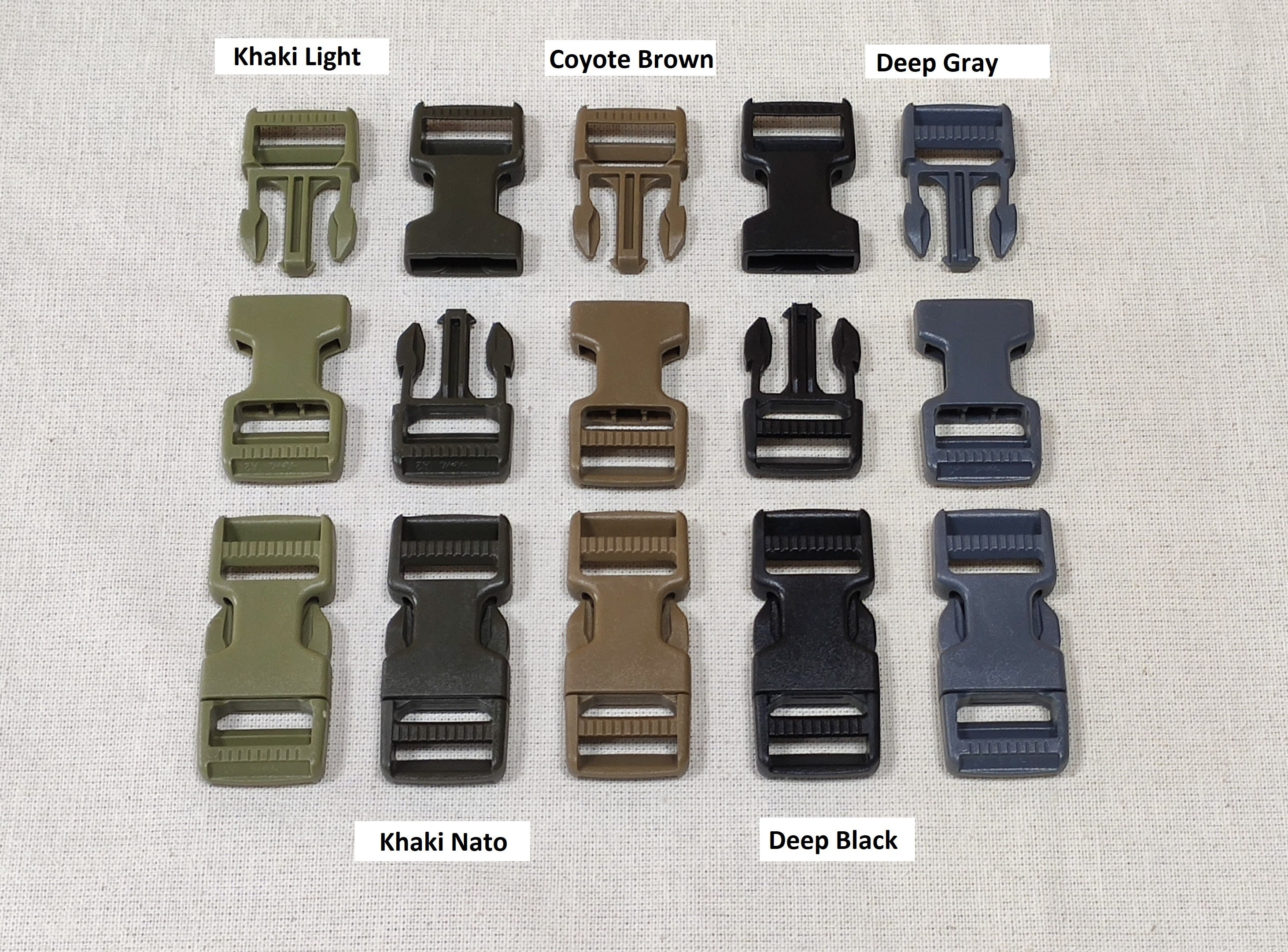 Dual 25mm FASTEX BUCKLE STRONG 4 pcs in lot | Etsy