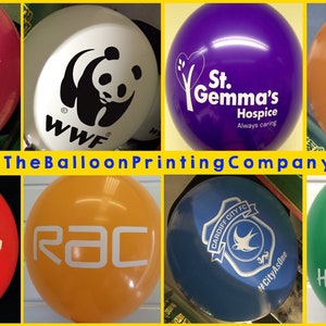 Custom Printed Latex Balloons - Printed Personalised Balloon. Helium ...