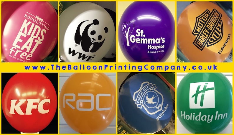 Custom Printed Latex Balloons - Printed Personalised Balloon. Helium ...
