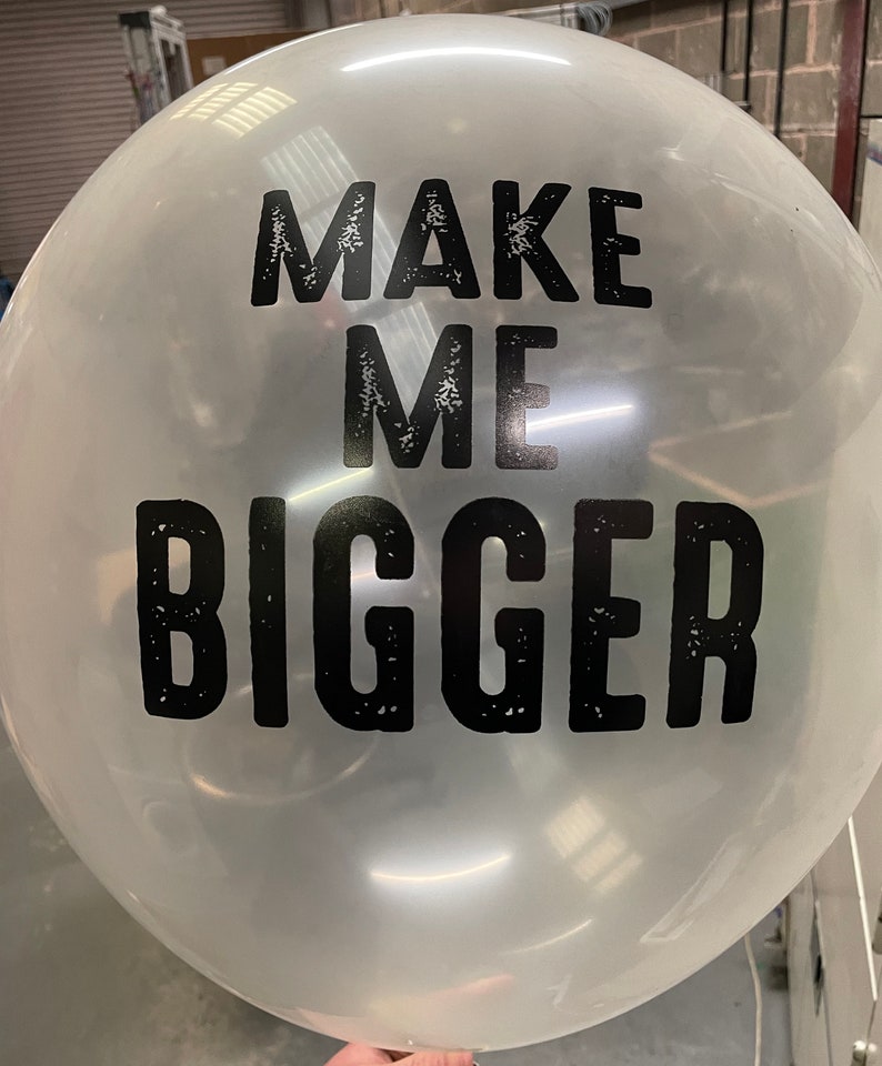 24" Make Me Bigger - 24 Inch Giant Latex Balloon 2ft 2foot Looner ...