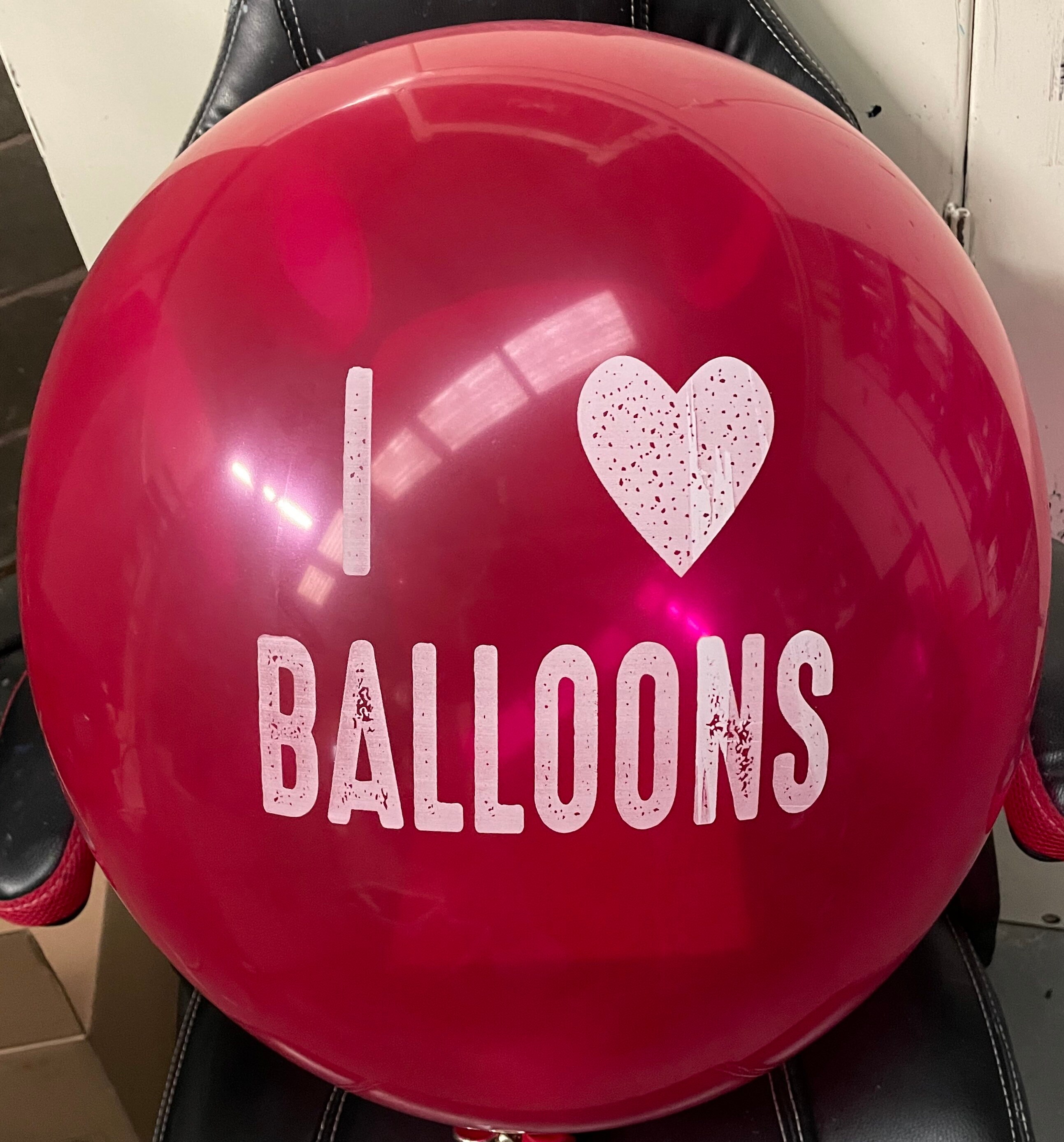 24 I Love Balloons 24 Inch Giant Latex Balloon 2ft 2foot Looner Looners Latex Fetish - Etsy