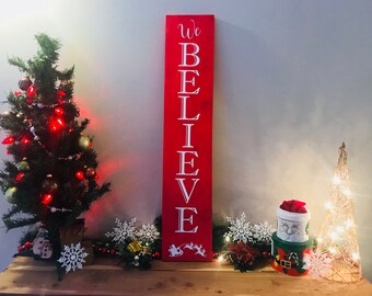 We Believe Sign Custom - Etsy