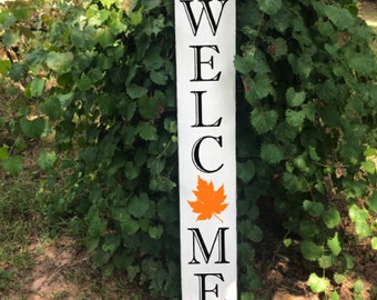 Wooden Fall Welcome Signs - Etsy