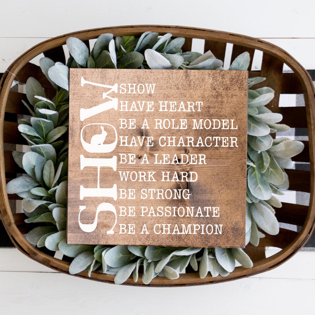 Show Rabbit, 4H Sign ~ Wooden Sign, Porch Sign, Outdoor Sign, Custom ...