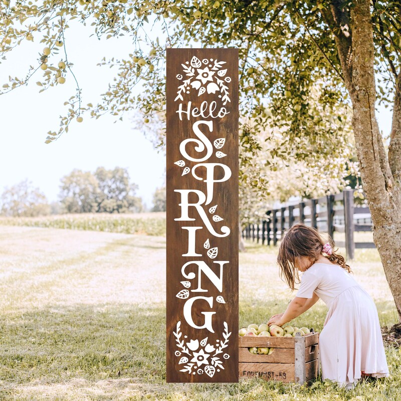 Spring Porch Sign - Etsy