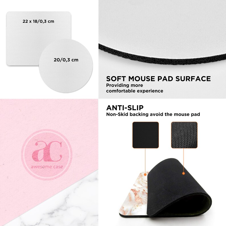 Japanese Tree Mouse Pad Sakura Home Office Decor Mouse Round - Etsy