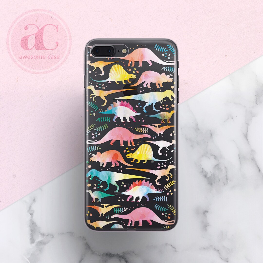 Dinosaurs, iPhone 15 Pro Max Case, Crystal iPhone Case, iPhone 14 Case ...