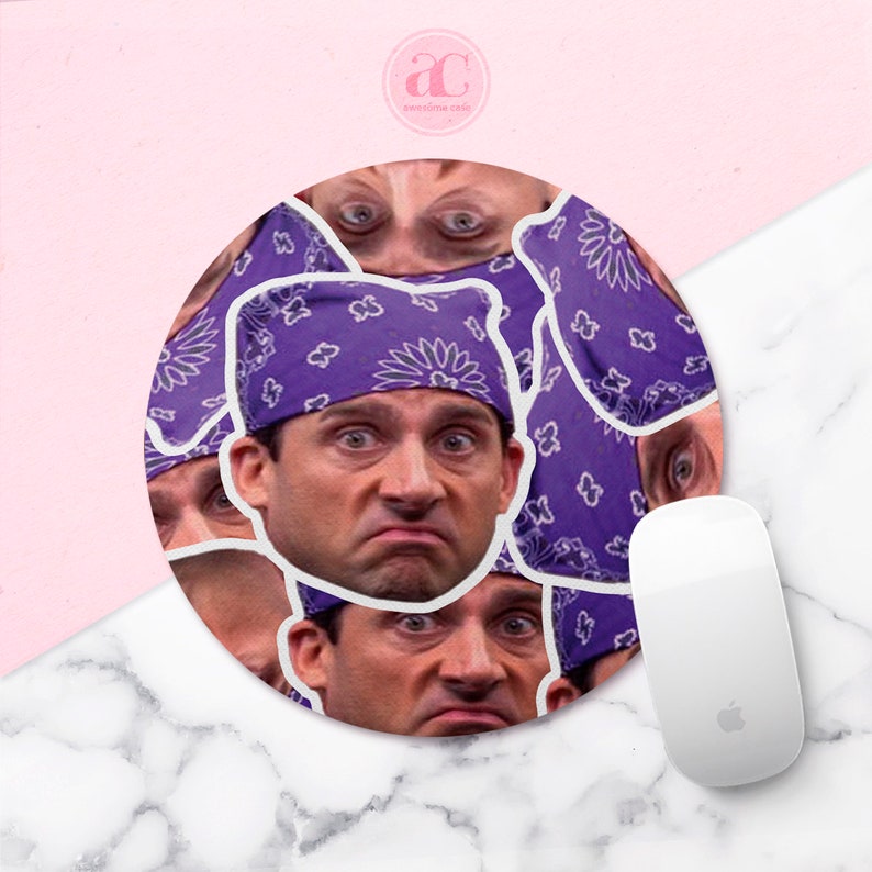 The Office Mouse Pad Prison Mike Scott Mouse Pad Sticker TV - Etsy