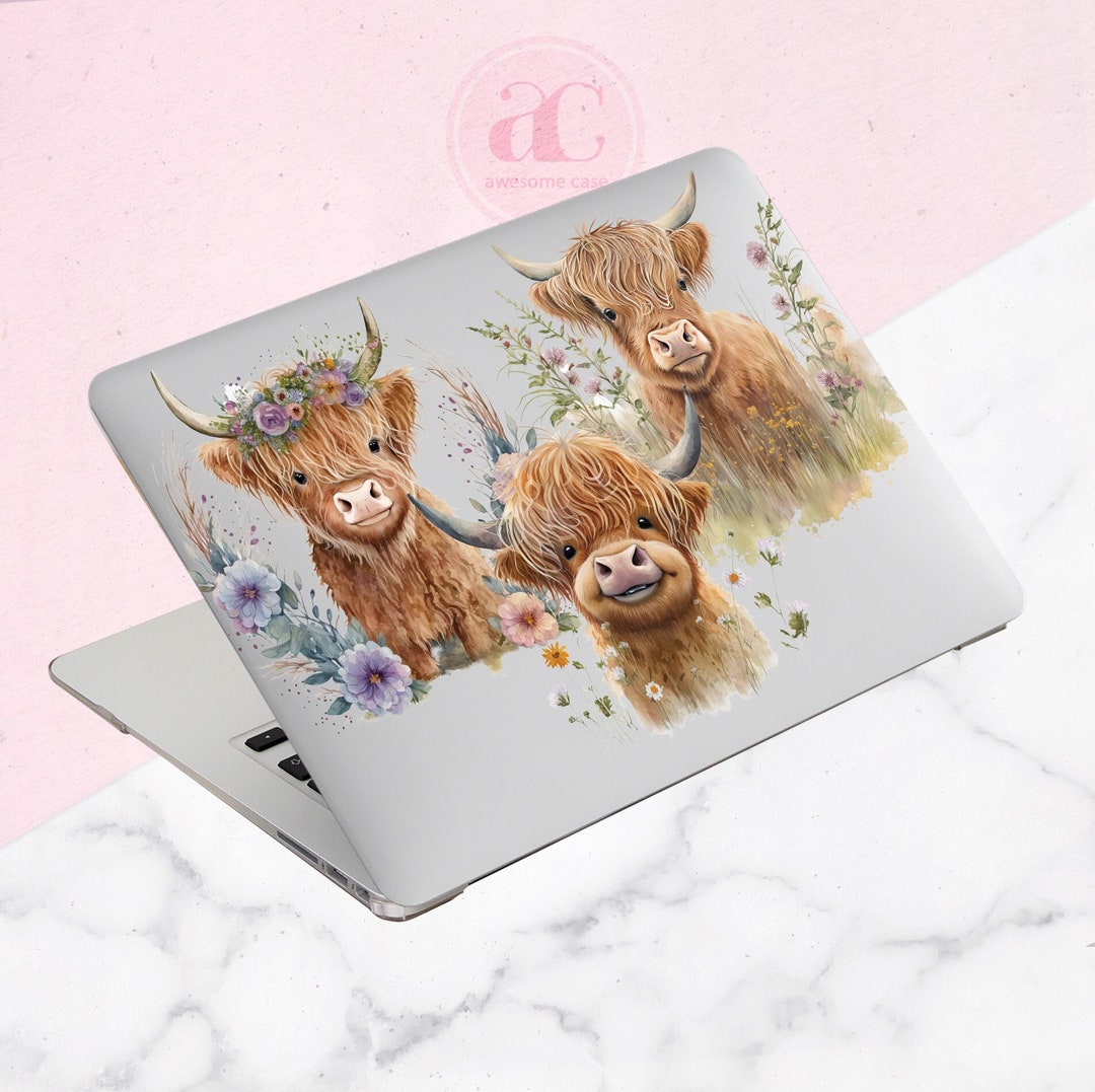 Highland Cow | MacBook Air 13 2020 | MacBook Pro 16 Case | Scottish Cow ...