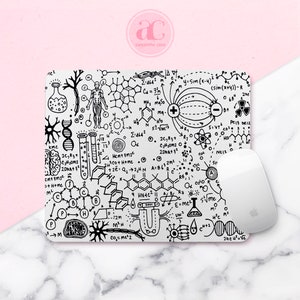 Science Mouse Pad Movie Home Office Decor Physics Mouse Round Pad Nerd ...