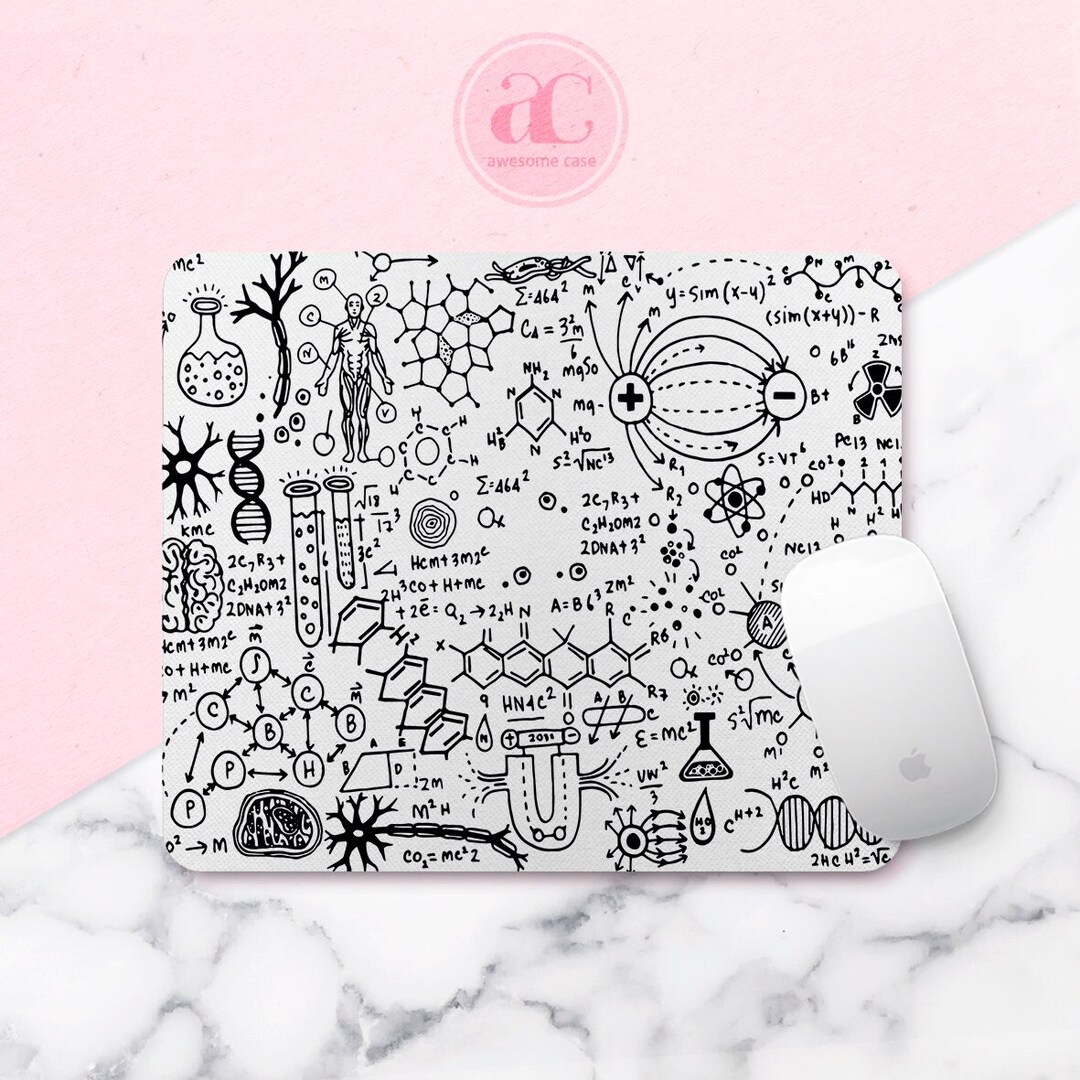 Science Mouse Pad Movie Home Office Decor Physics Mouse Round Pad Nerd ...