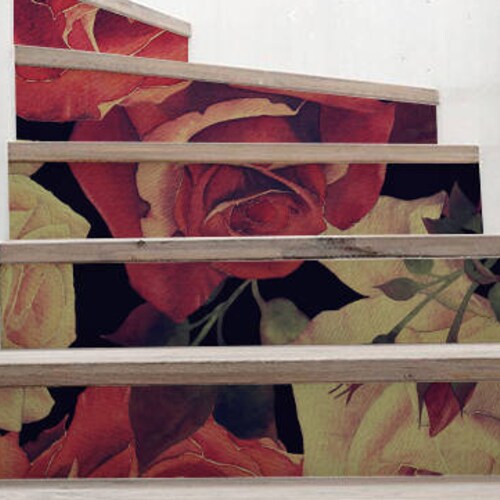 Stair Riser Decals Peel and Stick Removable Stickers Black - Etsy