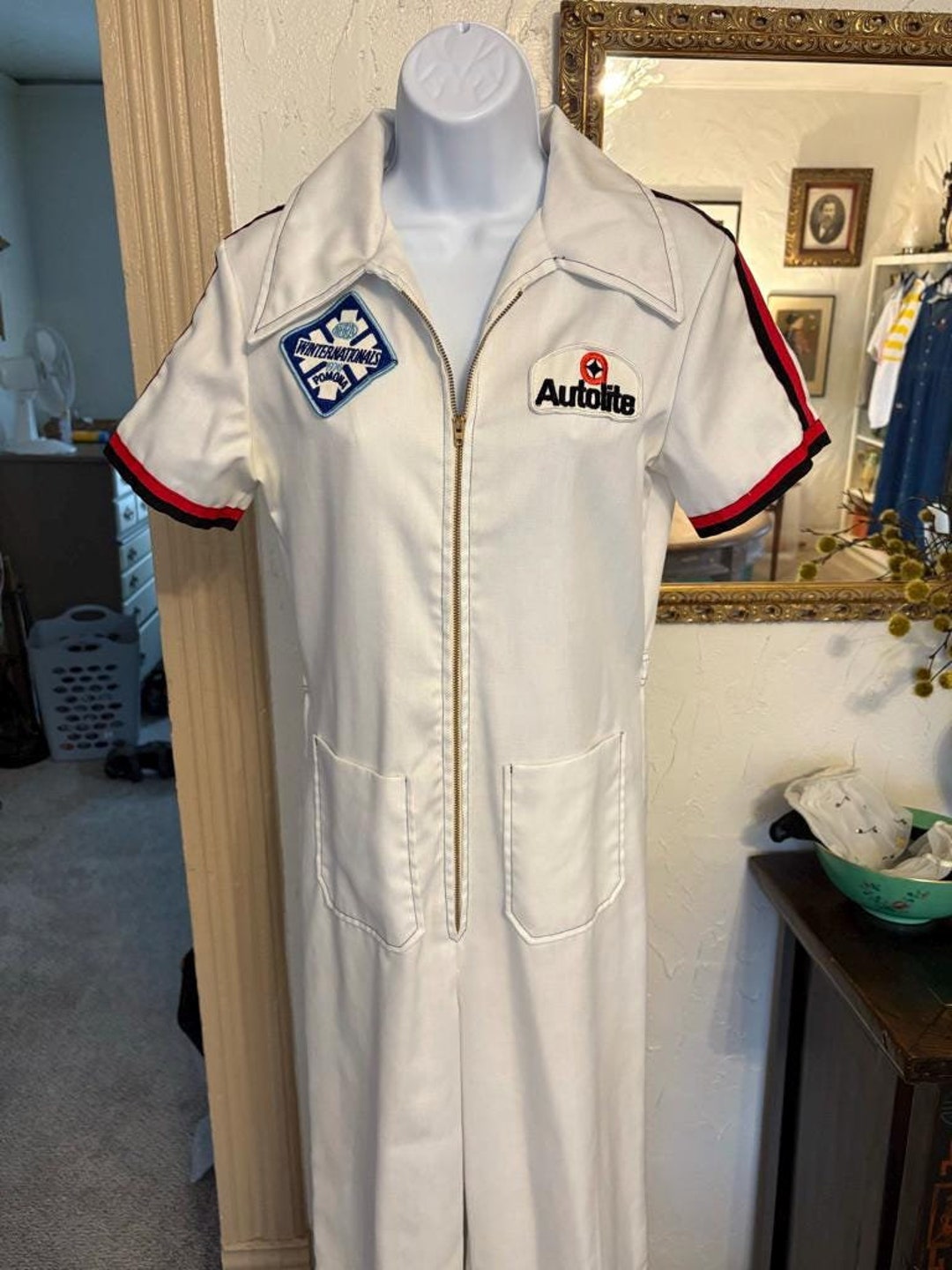 Vintage 1970s Keith Moon Style Racing Autolite Jumpsuit - Etsy