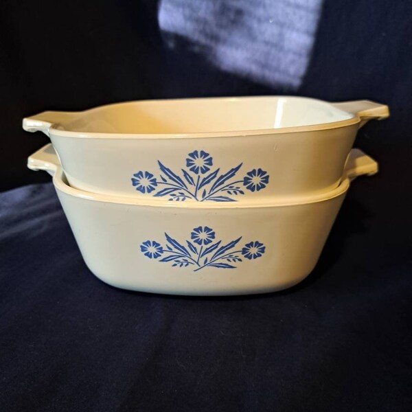 Corningware Blue Cornflower Casserole - Etsy