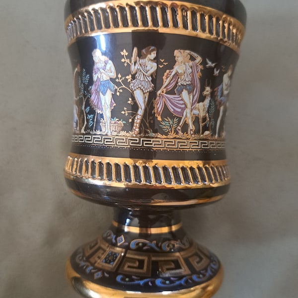 Hand Made in Greece 24k Gold Vase - Etsy