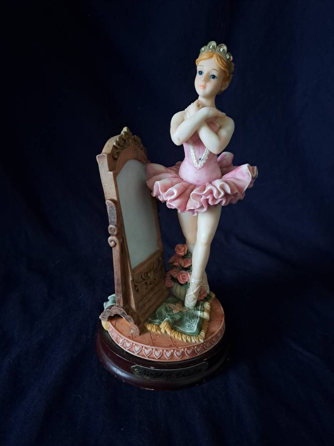 Montefiori Collection Ballerina by Mirror Handcrafted Wood Base - Etsy